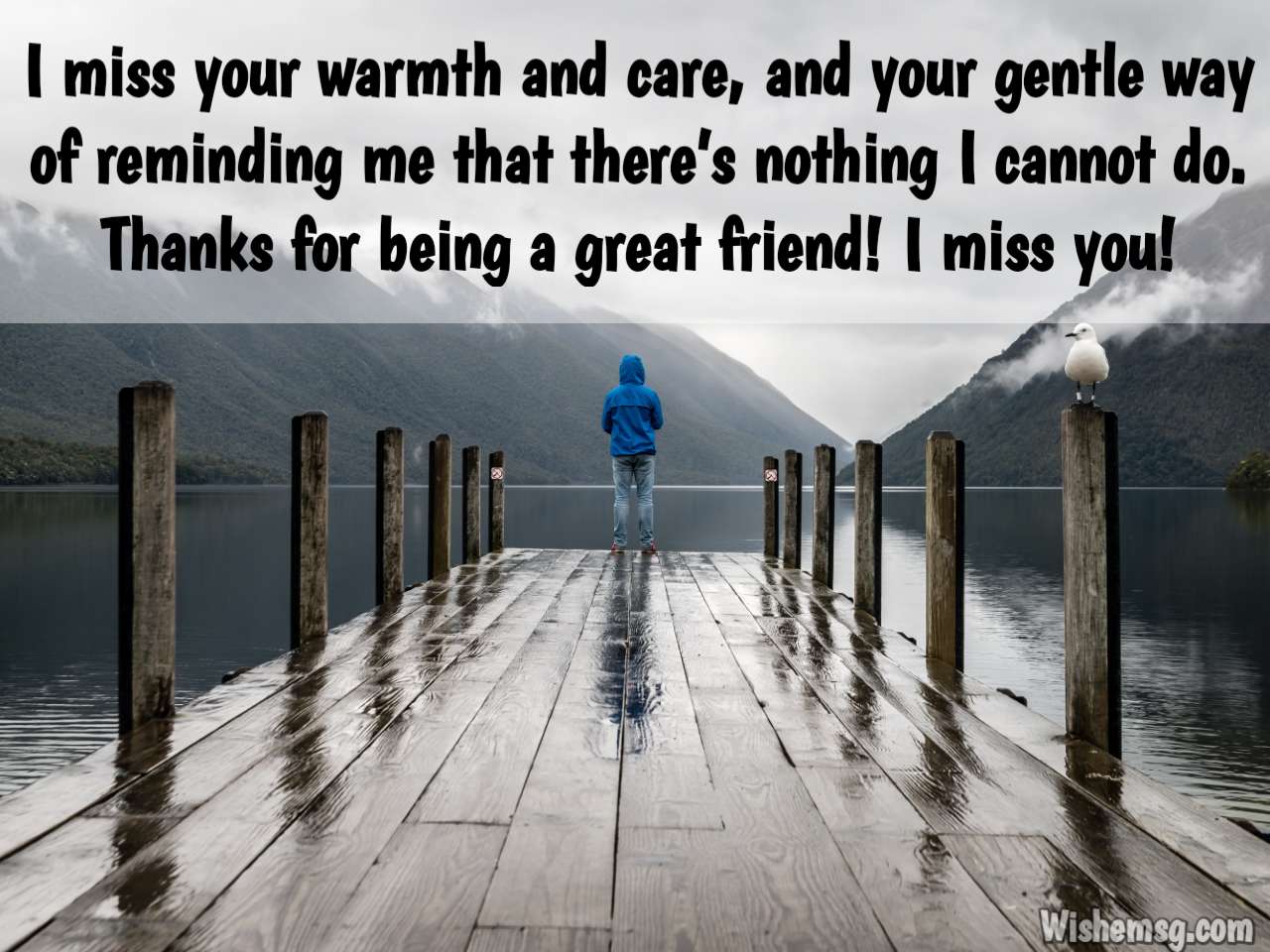 200+Miss You Friend Messages & Images - Wishemsg.Com