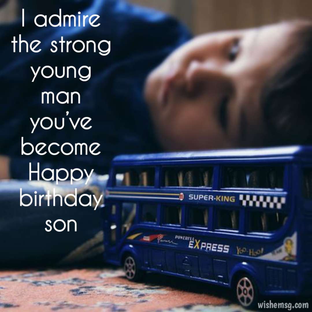 200+ Happy Birthday My Son Wishes and Messages - Wishemsg.Com