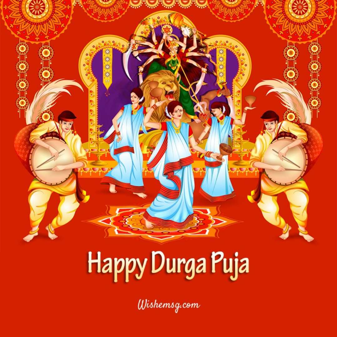 200+ Happy Durga Puja Wishes & Images - Wishemsg.Com