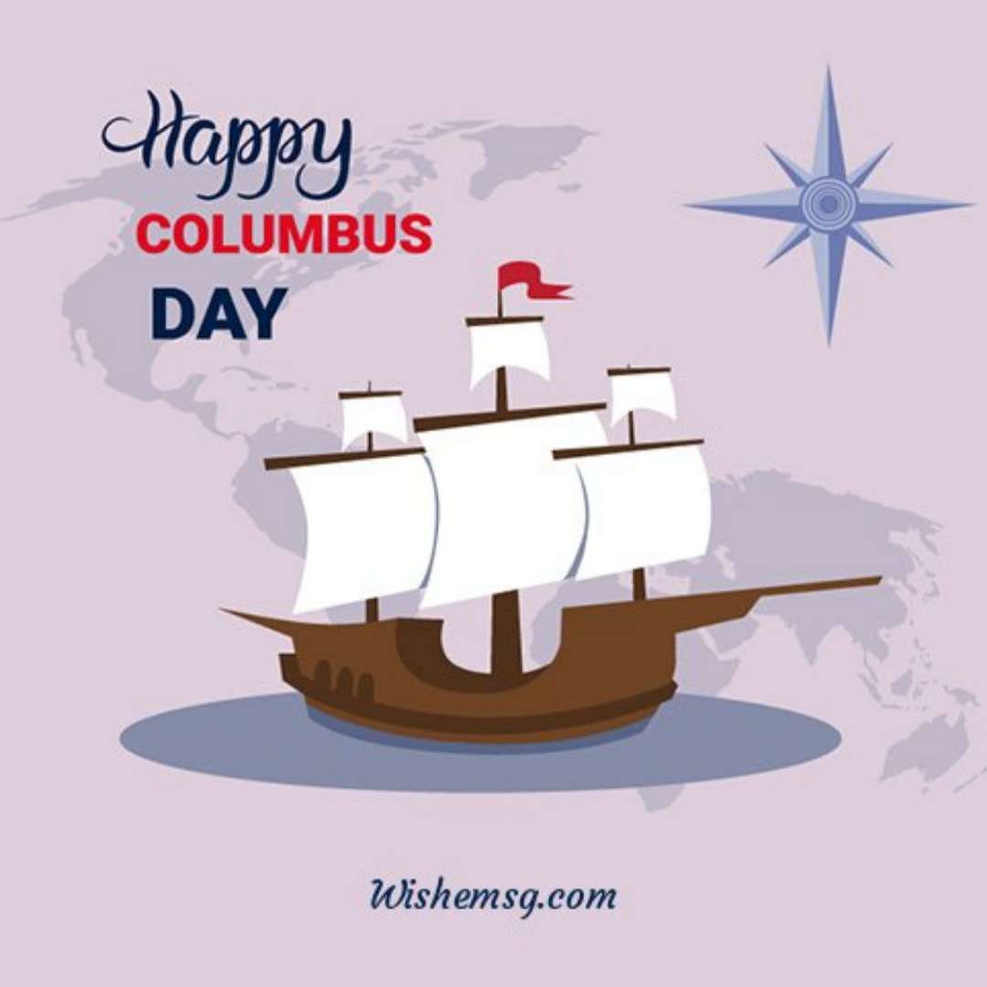 200+Happy Columbus Day Wishes and Messages - Wishemsg.Com