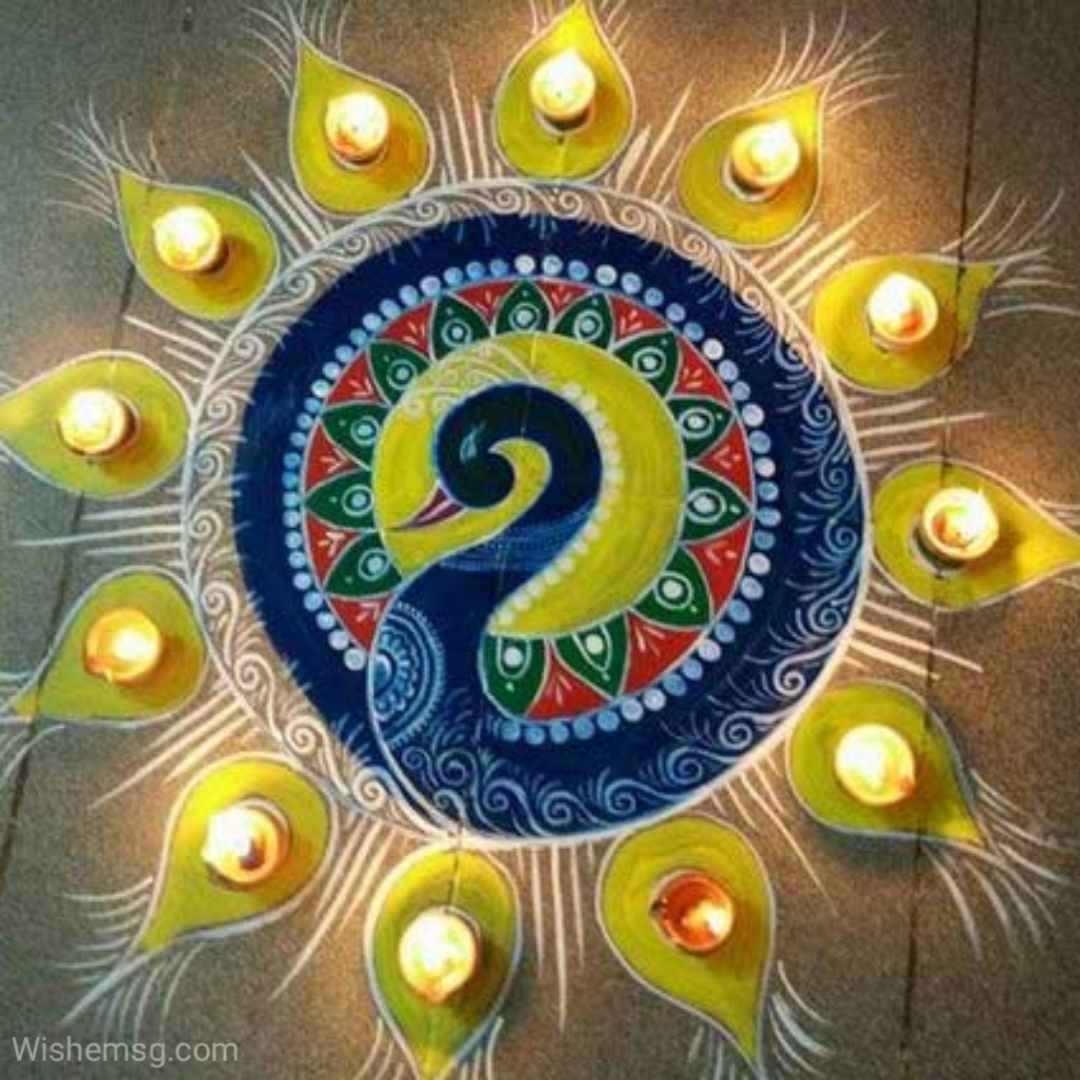 200+ Happy Diwali Rangoli Wishes Quotes Images 2024 - Wishemsg.Com