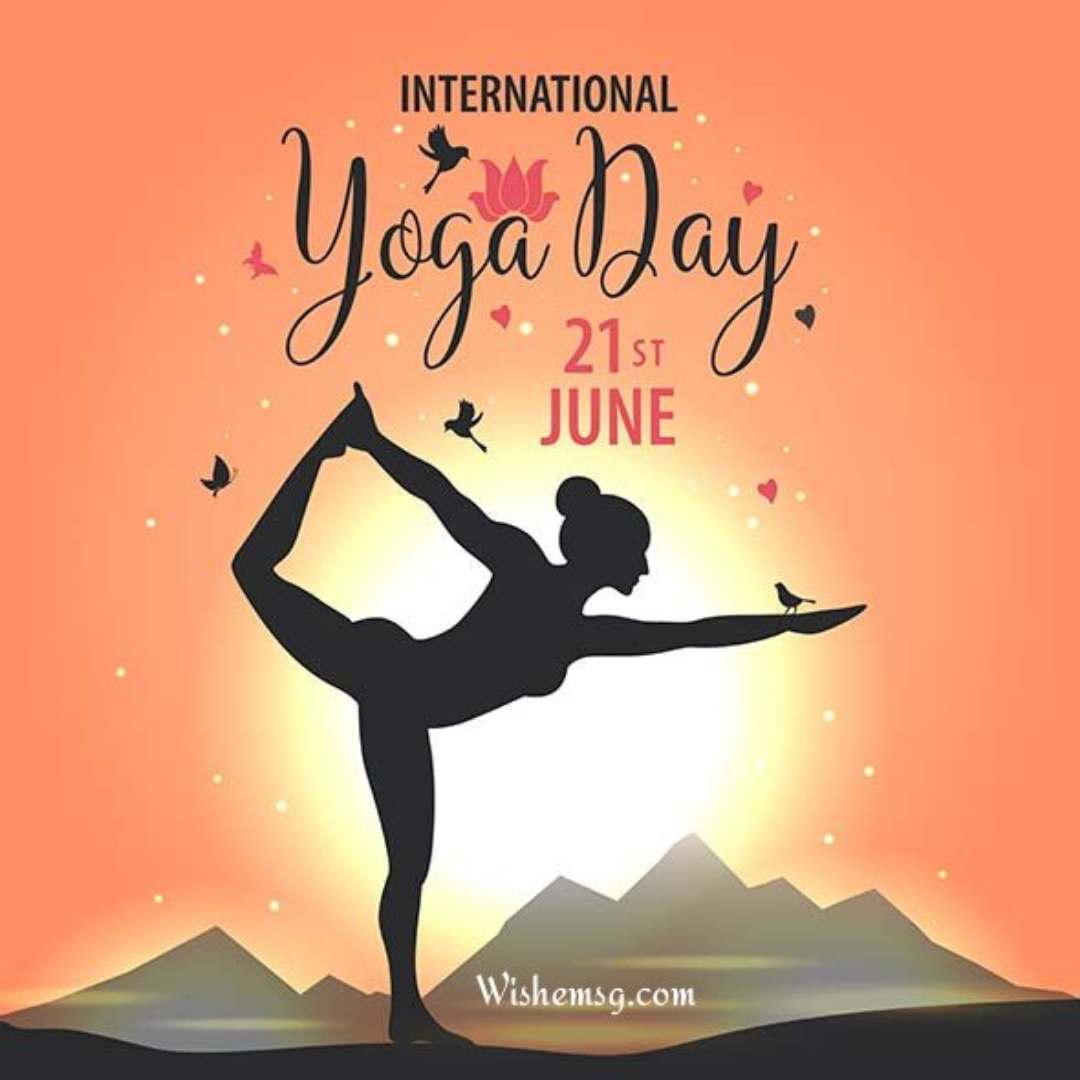 200+ Celebration International Yoga Day Wishes Quotes Images 2024 ...