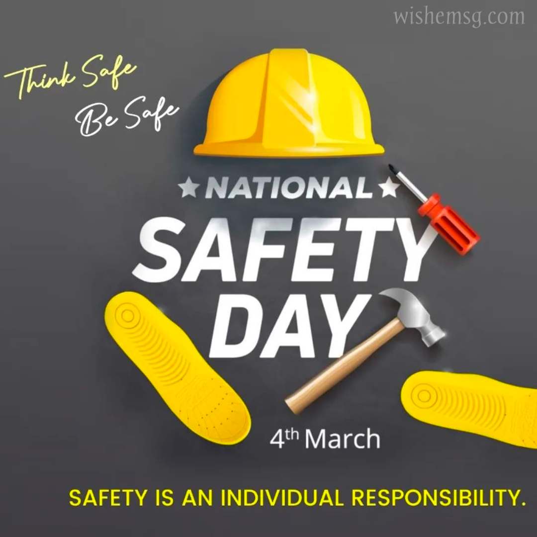 200+ Happy National Safety Day Wishes Quotes Images 2024 - Wishemsg.Com