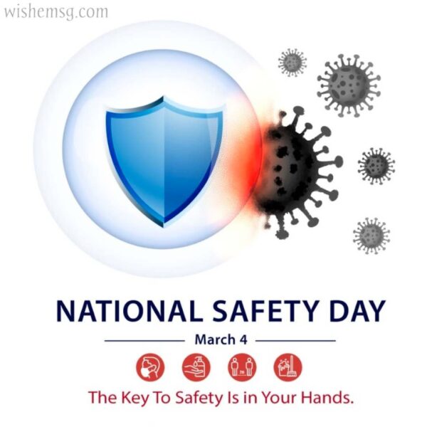200+ Happy National Safety Day Wishes Quotes Images 2024 - Wishemsg.Com